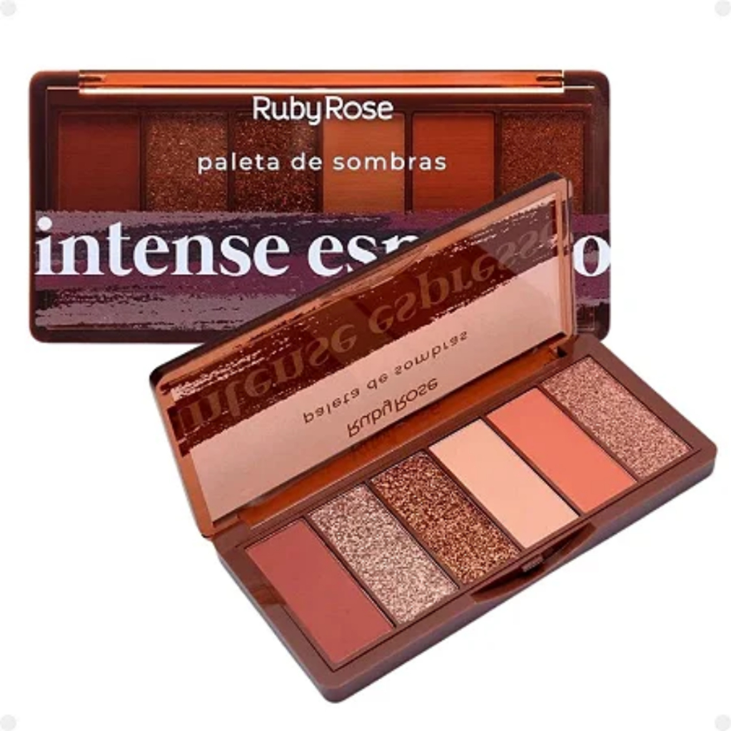 Paleta de Sombras Intense Espresso By Ruby Rose | Shopee Brasil