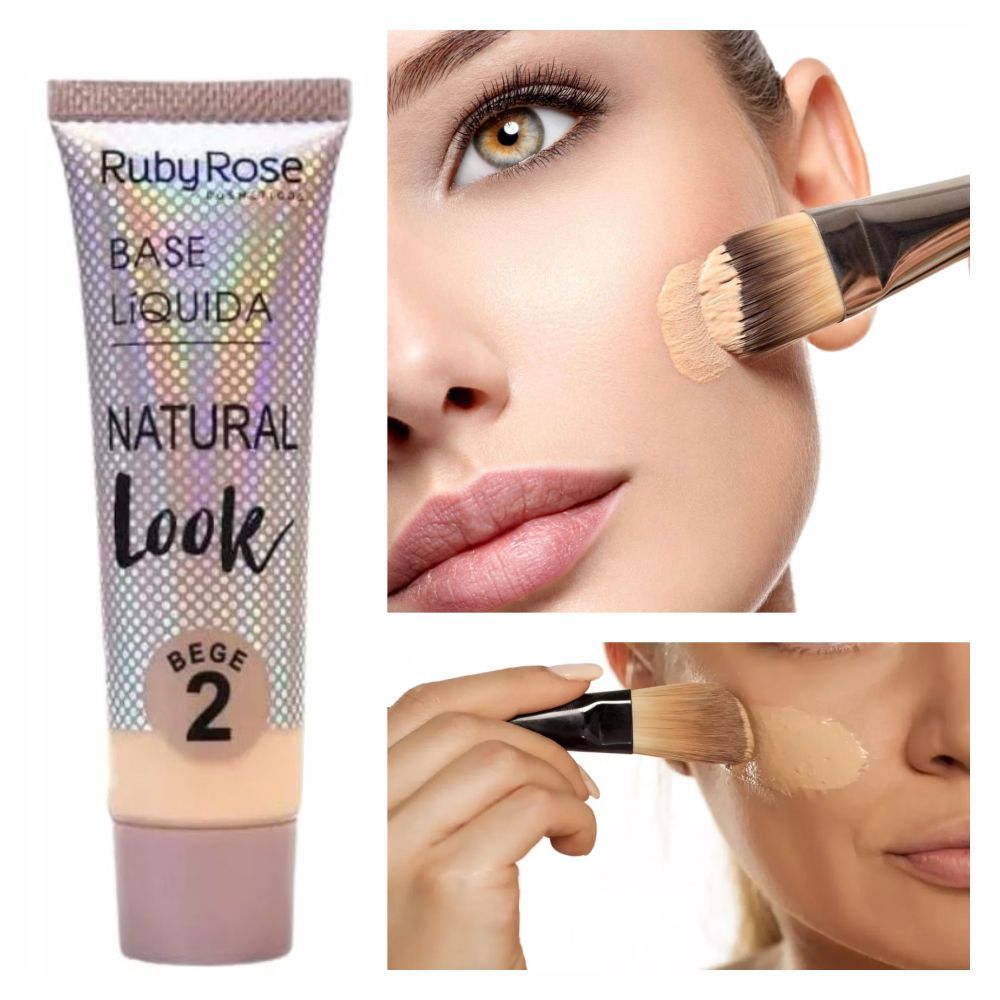 Base Líquida Natural Look - Ruby Rose | Shopee Brasil