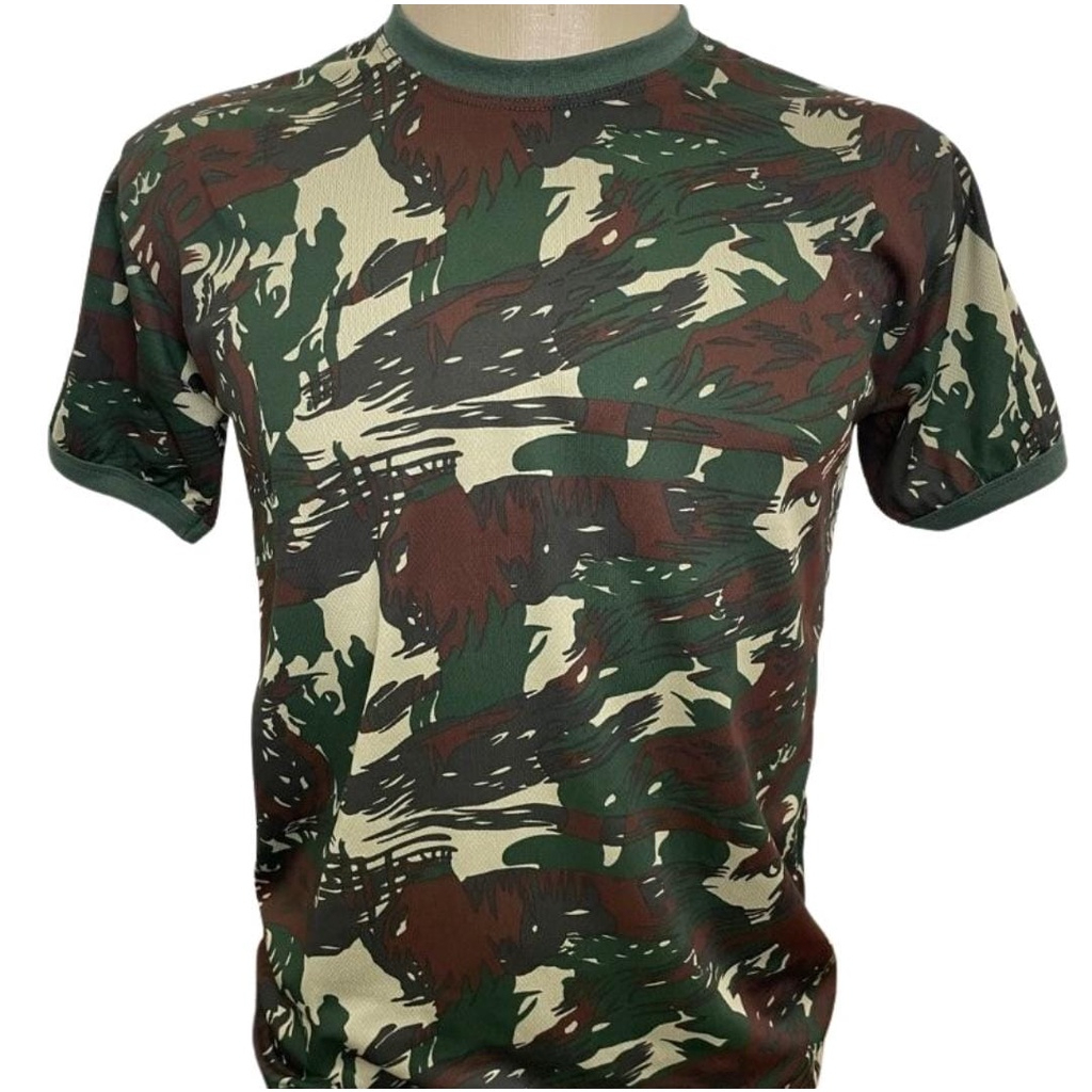Camiseta Camuflada Exército Brasileiro DRY FIT Camiseta Masculina Tática Camiseta [EB] | Shopee ...