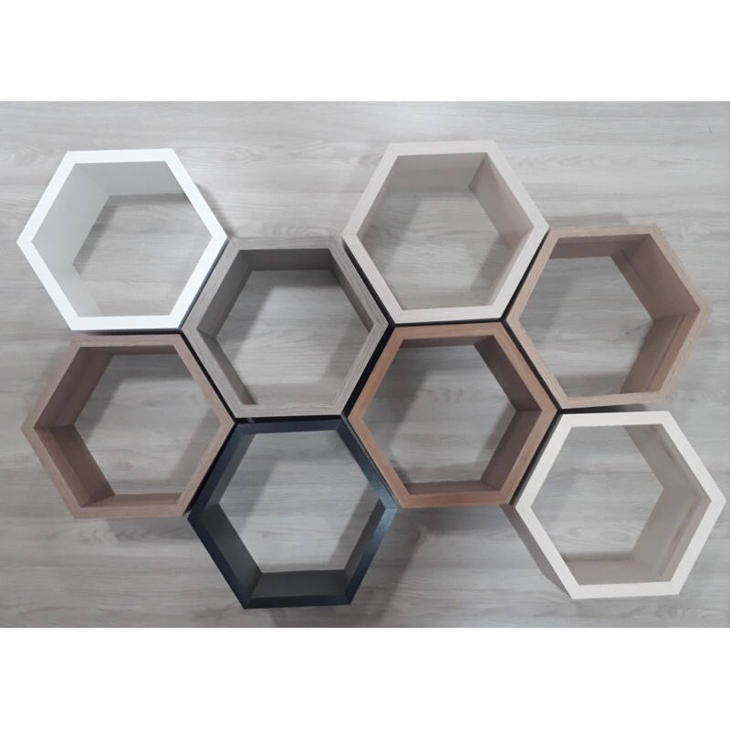 Nicho hexagonal 26x30 (colmeia) MDF Preto | Shopee Brasil