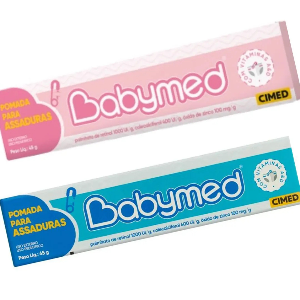 Pomada Babymed para Assaduras 45g - escolha (menino / menina) | Shopee ...