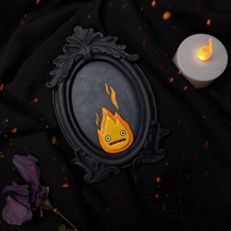Quadro O castelo animado Ghibli-Calcifer | Shopee Brasil
