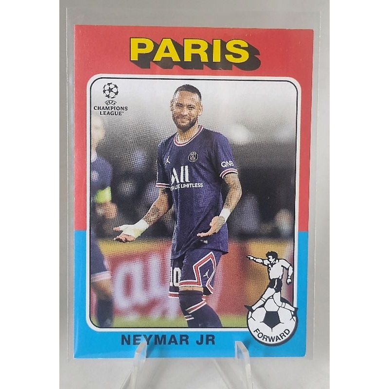 Card Neymar Jr 2021/22 Topps Flagship UCL | Shopee Brasil