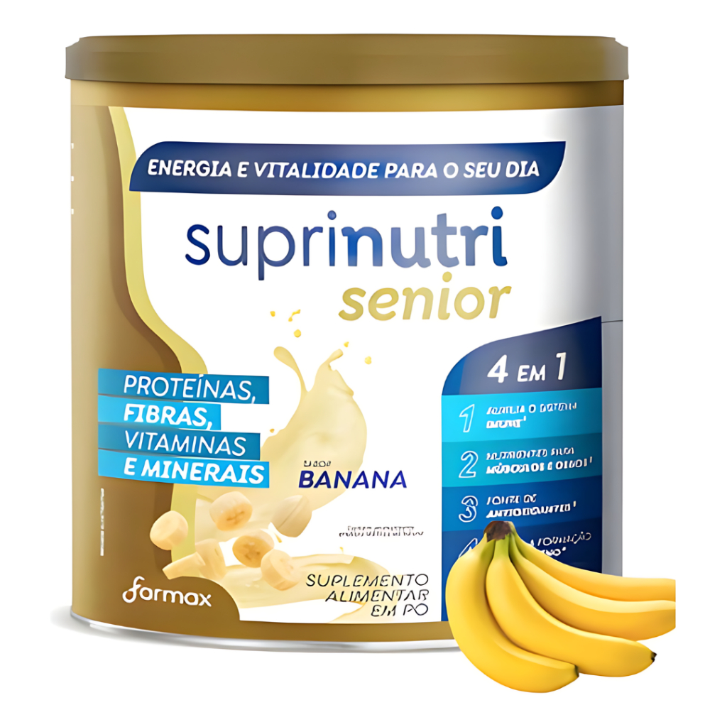 Suplemento Alimentar Em Pó Suprinutri Sabor Banana Farmax - 400g | Shopee Brasil