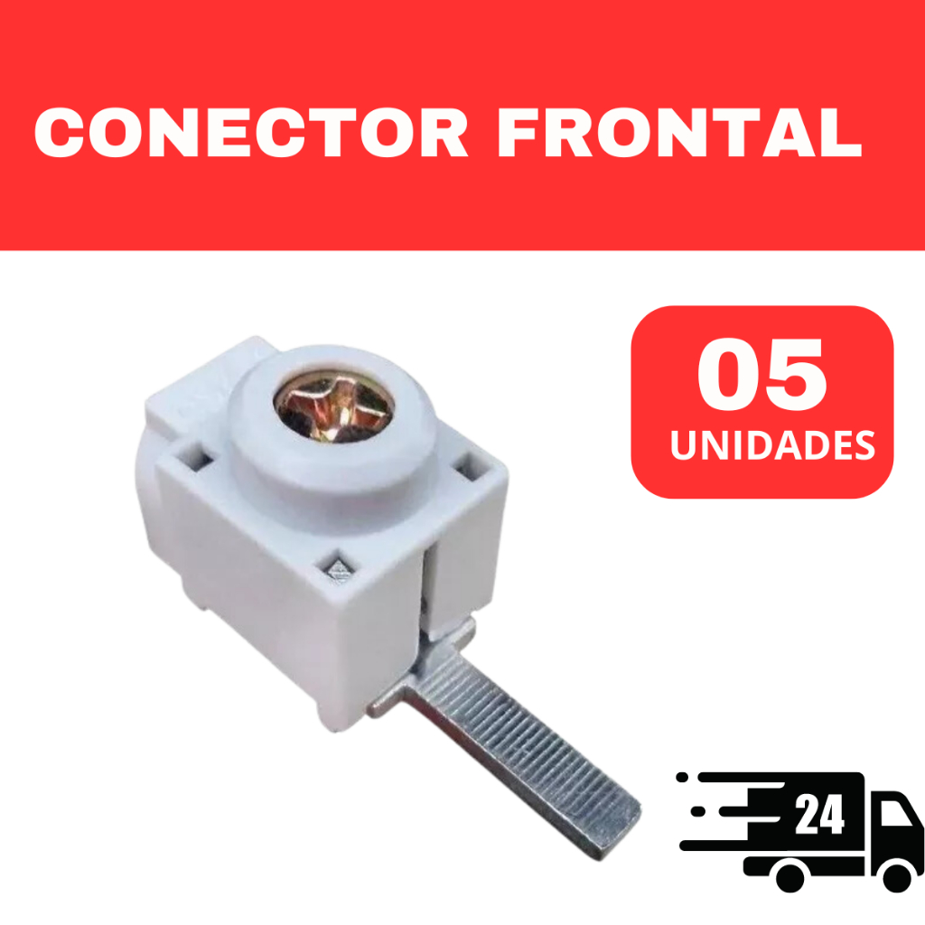 5 CONECTOR GENERICO FRONTAL 6MM-25MM TCL FRONTAL 25 MM 5 UNIDADES ...