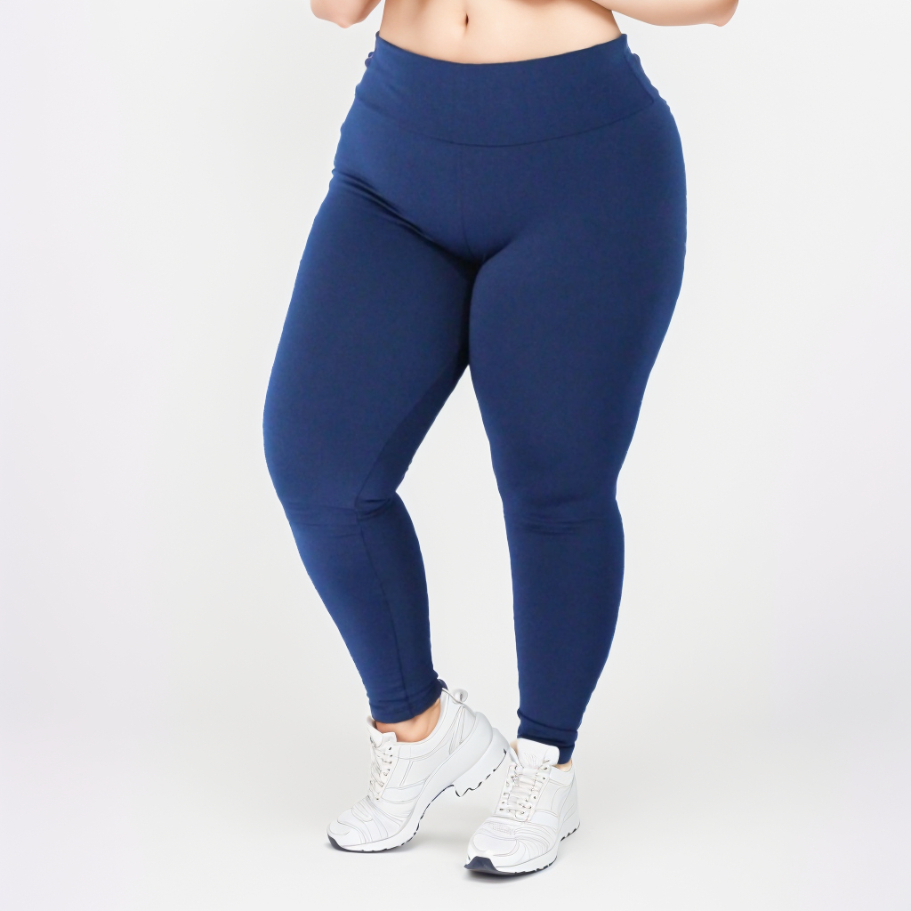 Kit 3 Legging Leg Plus Size Feminina Suplex Sem Transparência Fitness ...