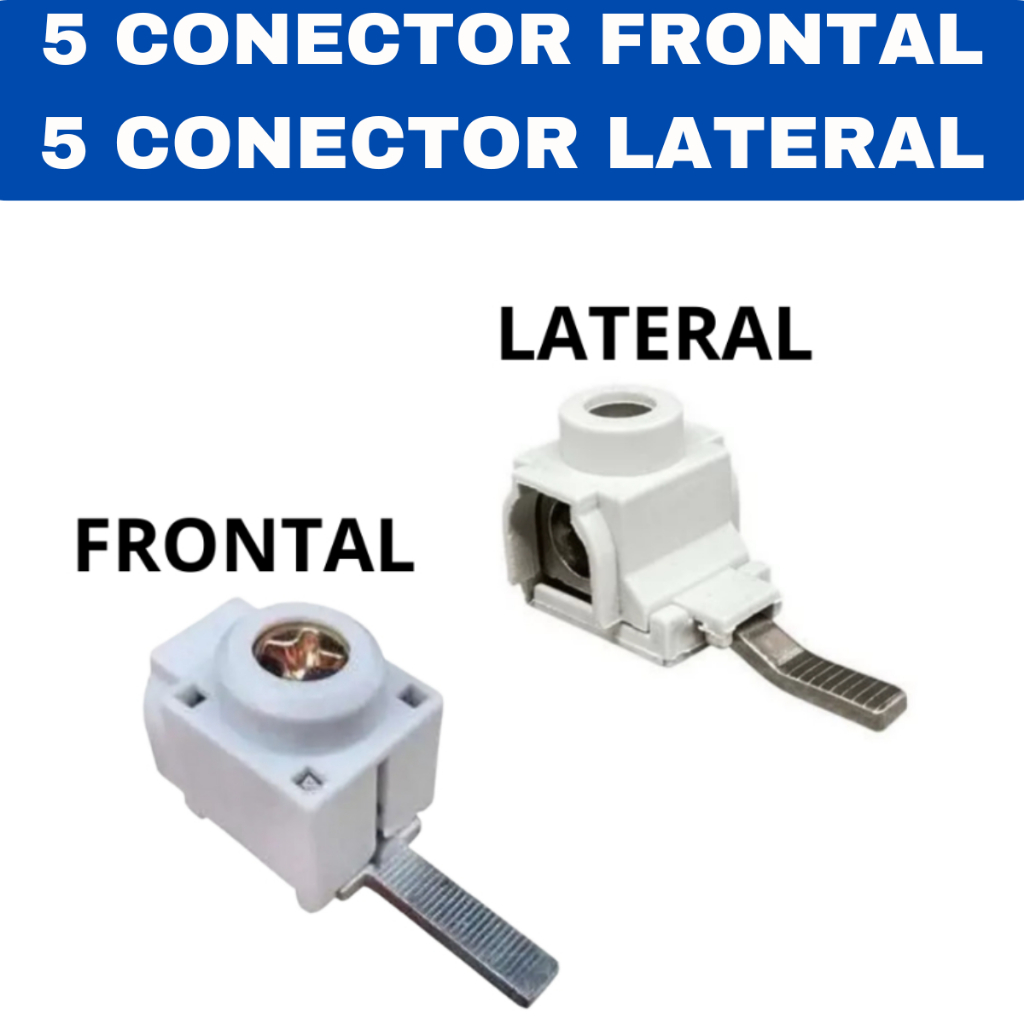 KIT 5 CONECTOR GENERICO FRONTAL/ 5 LATERAL 6MM-25MM TCL FRONTAL/LATERAL ...