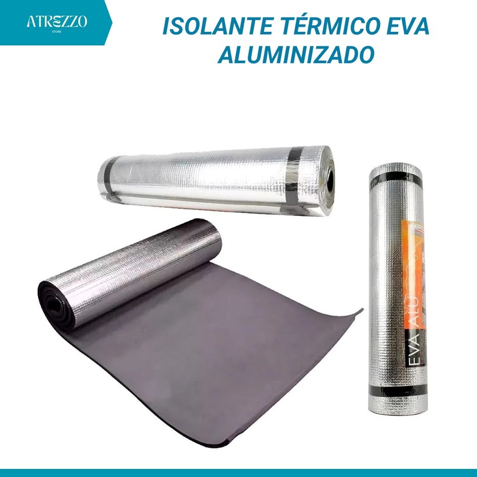 ISOLANTE TERMICO EVA ALUMINIZADO | Shopee Brasil