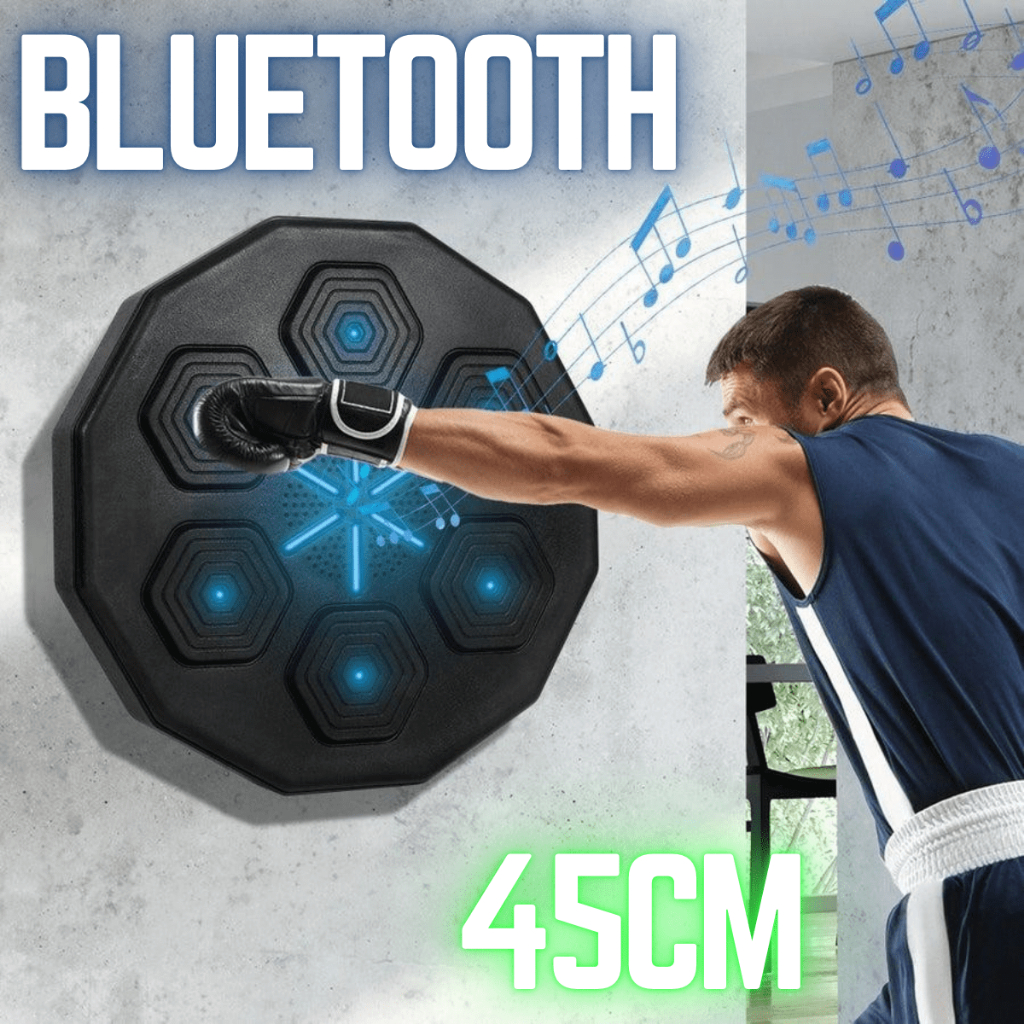 Máquina De Boxe Inteligente Com Luvas E Música Bluetooth Alvo De Parede ...