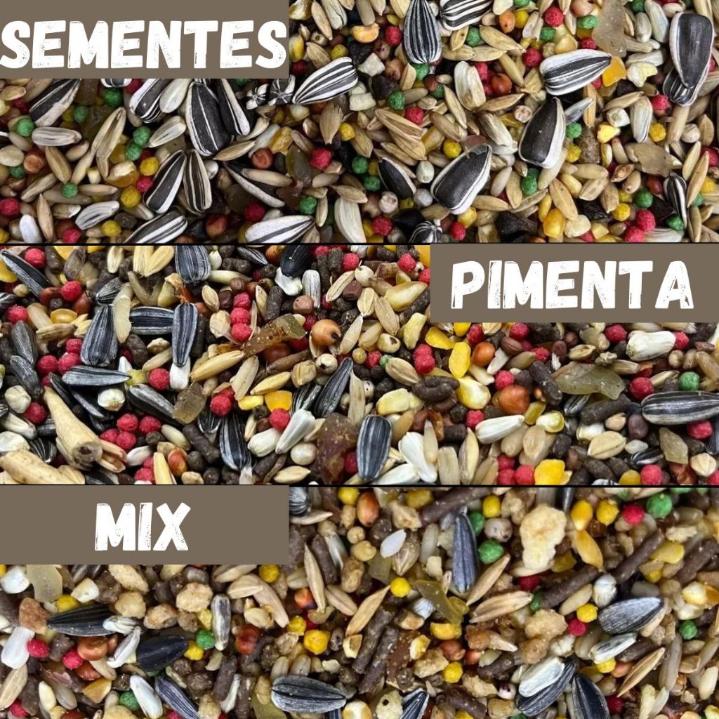 Mistura De Sementes Para Trinca Ferro Flamingos 5kg Diversos Sabores ...