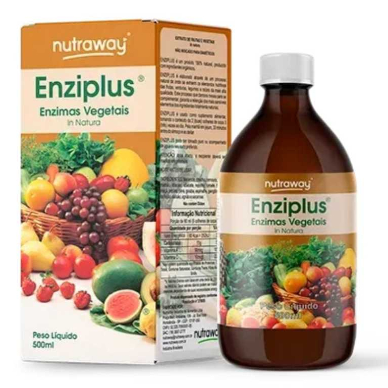 Enziplus Nutraway 500 ml – Enzimas Digestivas para Melhor Digestão e ...