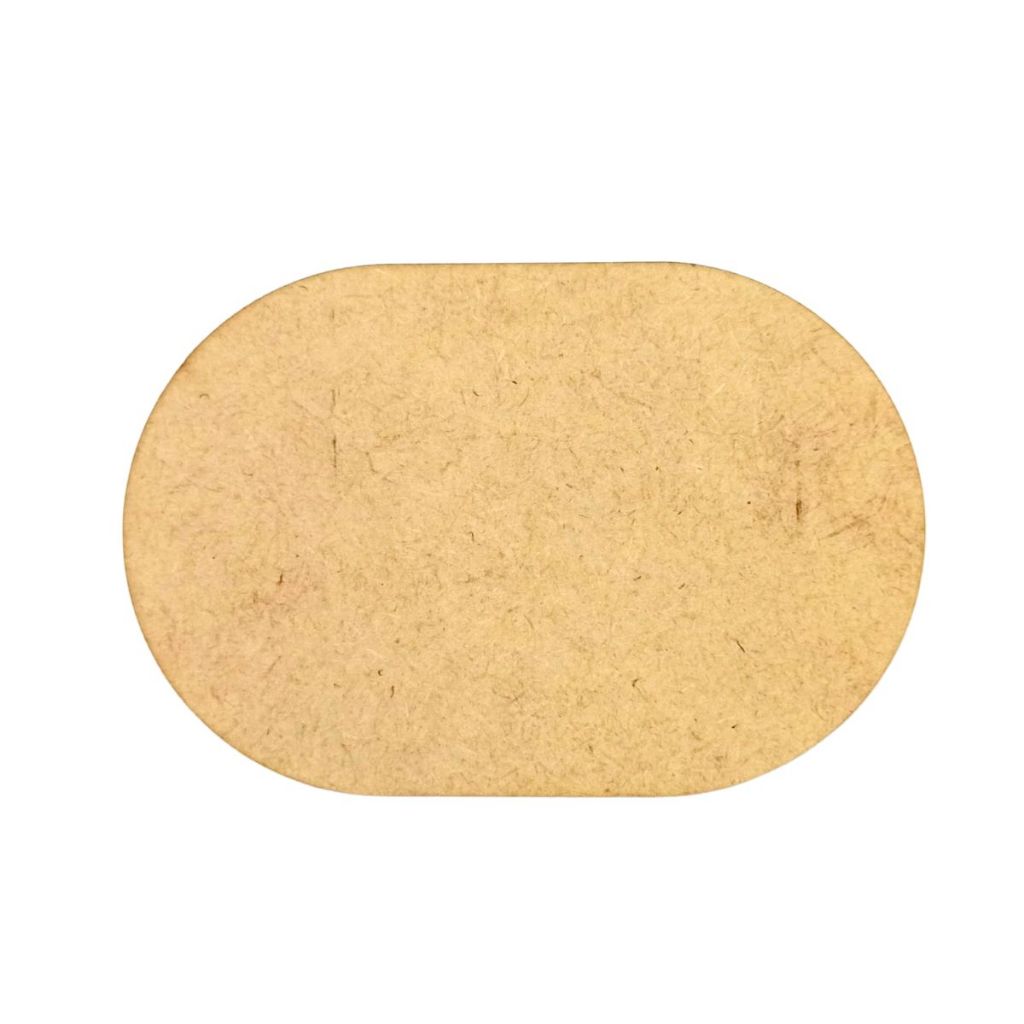 Kit 25 plaquinha placa base mdf cru retangular oval 13x25 cm artesanato ...