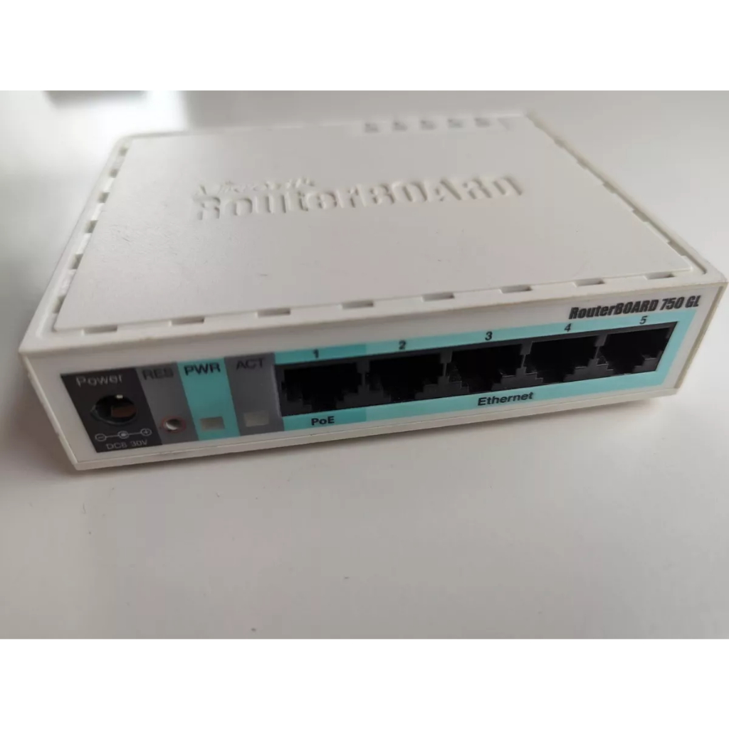 ROUTERBOARD MIKROTIK RB 750 GL | Shopee Brasil