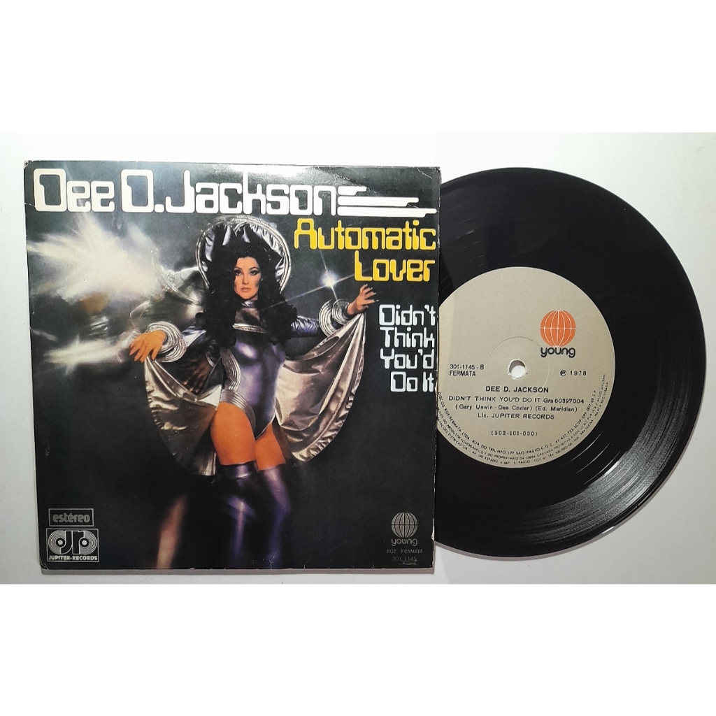 Compacto 100% testado. Dee D. Jackson, Automatic Lover. Não pula ...