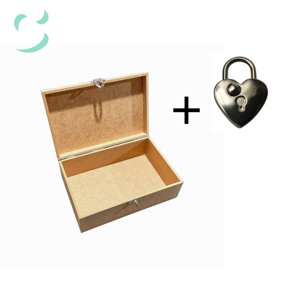 Caixa organizadora 30x20x10 com fecho para cadeado brinde cadeado ...