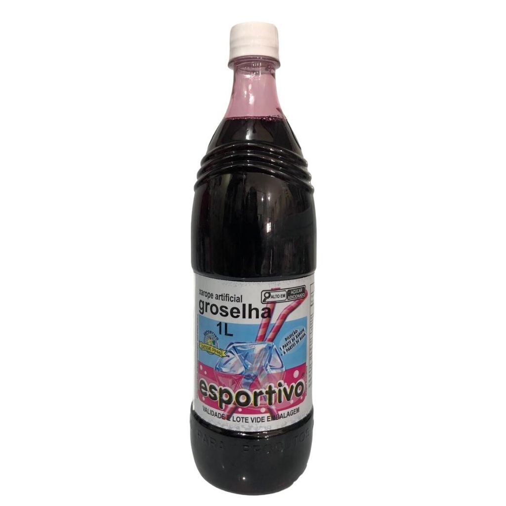 Xarope de Groselha Esportivo 1 litro | Shopee Brasil
