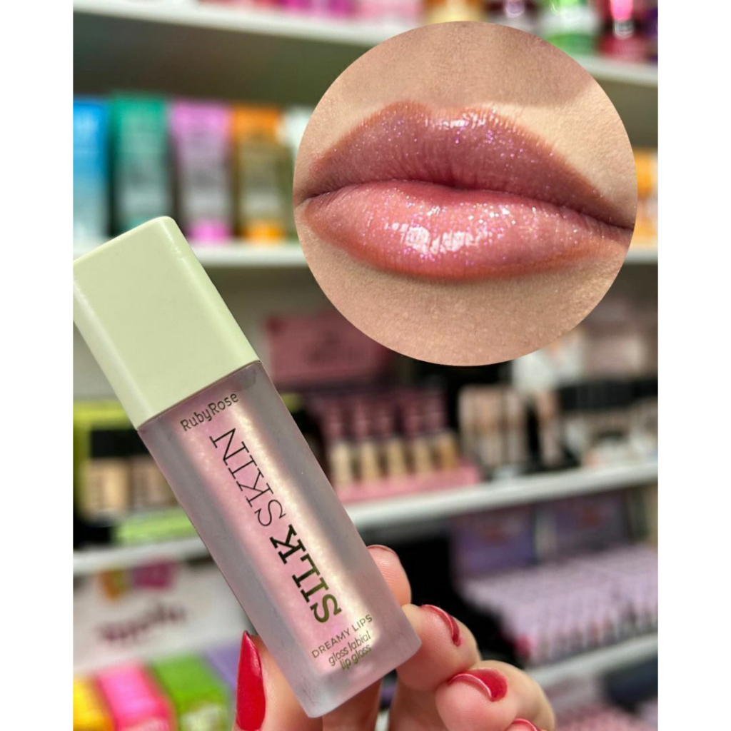 Gloss Silk Skin Ruby Rose - Gloss Labial Hidratante Diversas Cores E ...