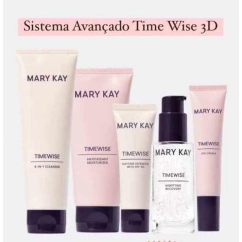 Sistema Avançado Time Wise 3d Mary kay. | Shopee Brasil