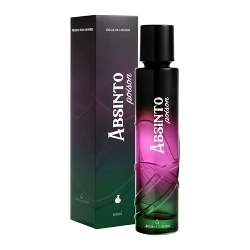 Deo Colônia Absinto Poison 100ml Perfume Água De Cheiro - Floral ...