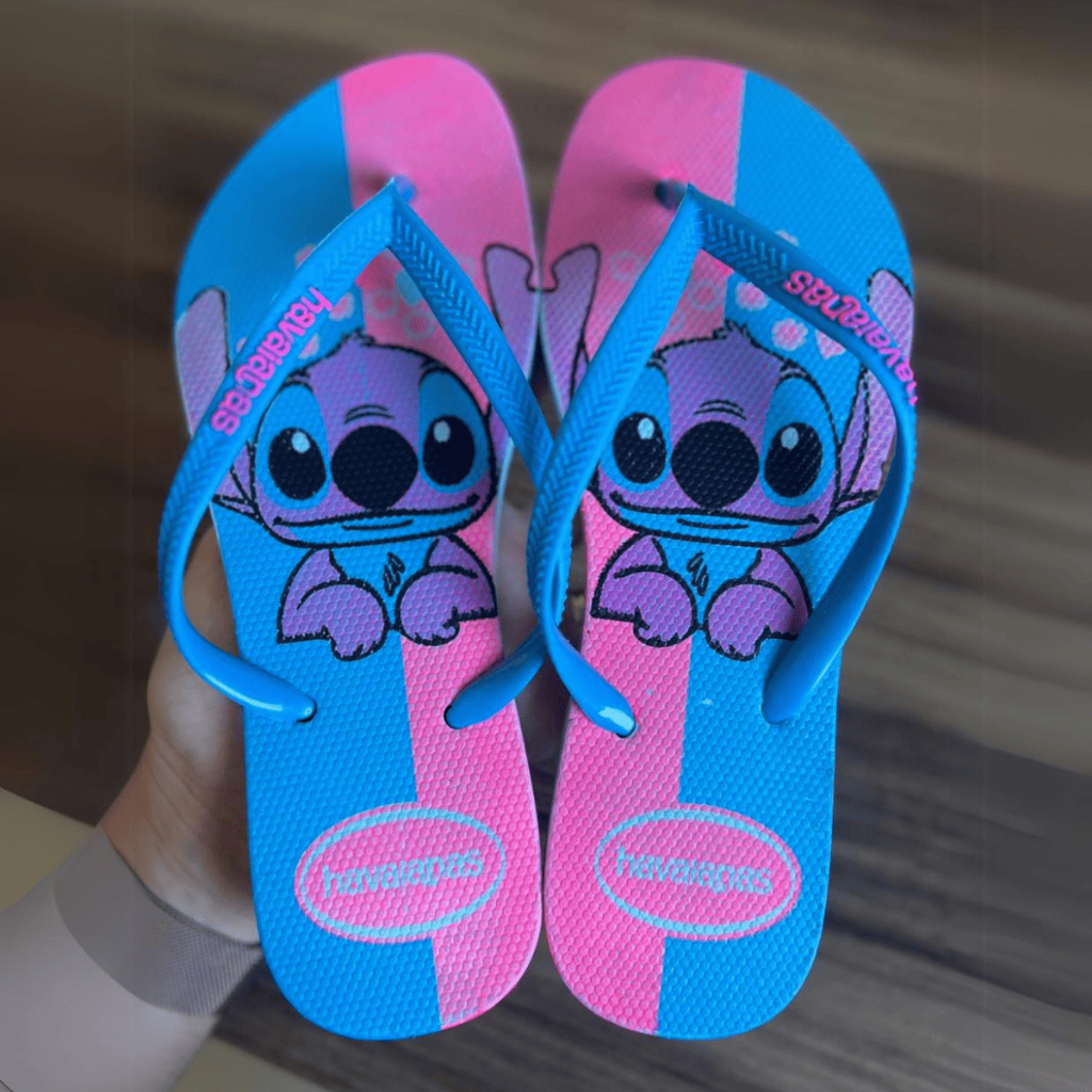 Chinelo Stitch e Lilo Super Macio e Confortável | Shopee Brasil
