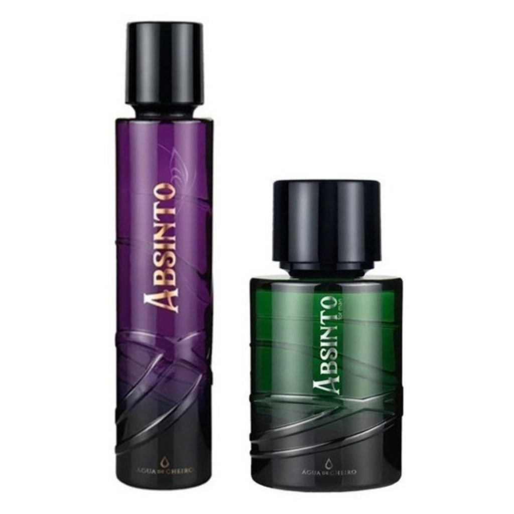 Deo Colônia Absinto Tradicional Feminino e Masculino Perfume Água de ...