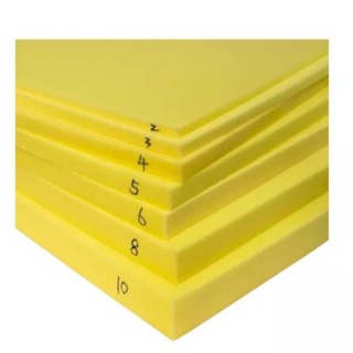 Espuma D33 Grossa Em Metro Amarela 190cm x 60cm 5cm de espessura para ...