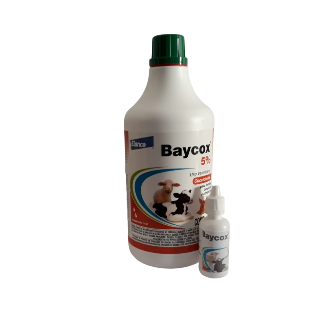 Baycox 5% Coccidiose - Leitões Bezerros Cordeiros 20ml Bayer | Shopee ...