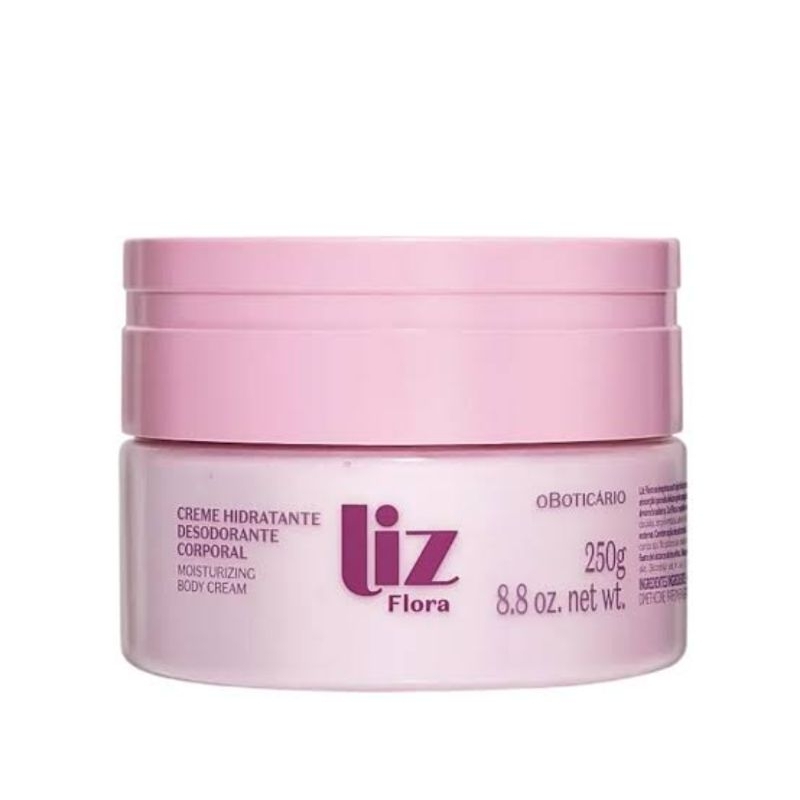 Creme Hidratante Desodorante Corporal Liz Flora o Boticário | Shopee Brasil
