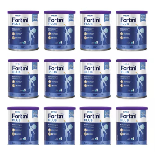 Fortini Plus Sem Sabor 400g - Kit Com 12 Latas | Shopee Brasil