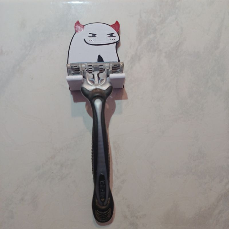 Suporte de parede banheiro lâmina de barbear Gillette, porta barbeador ...