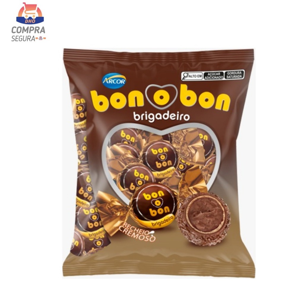 Bombom Arcor Bon O Bon Brigadeiro Pacote 750g | Shopee Brasil