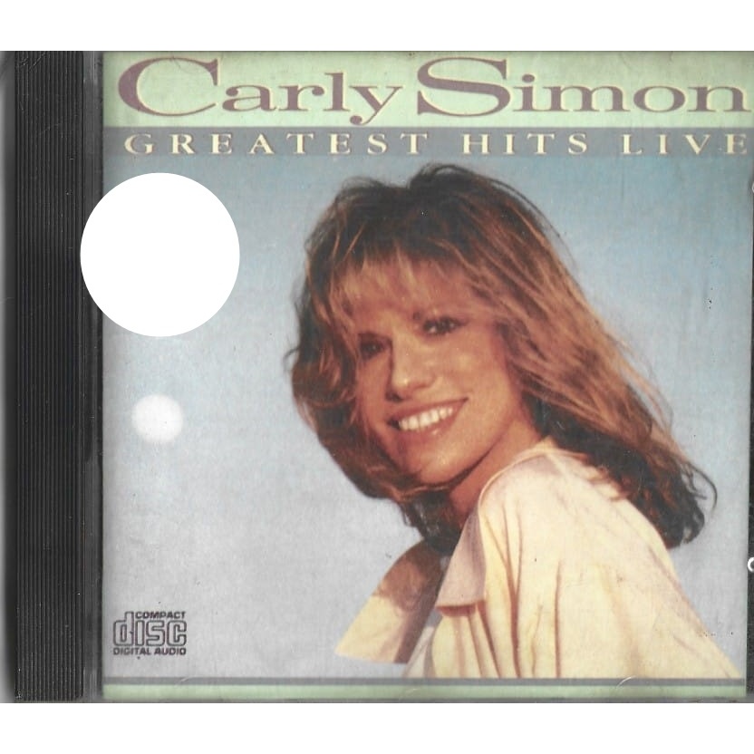 CD Carly Simon "Greatest Hits Live" | Shopee Brasil