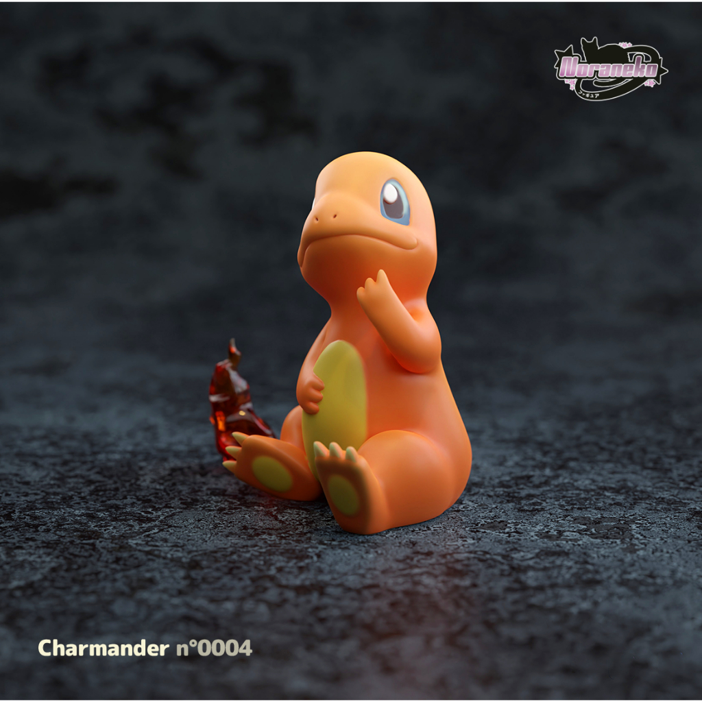 Miniatura 3D Pokémon Charmander 1ª Gen | Pokémon Action Figure ...
