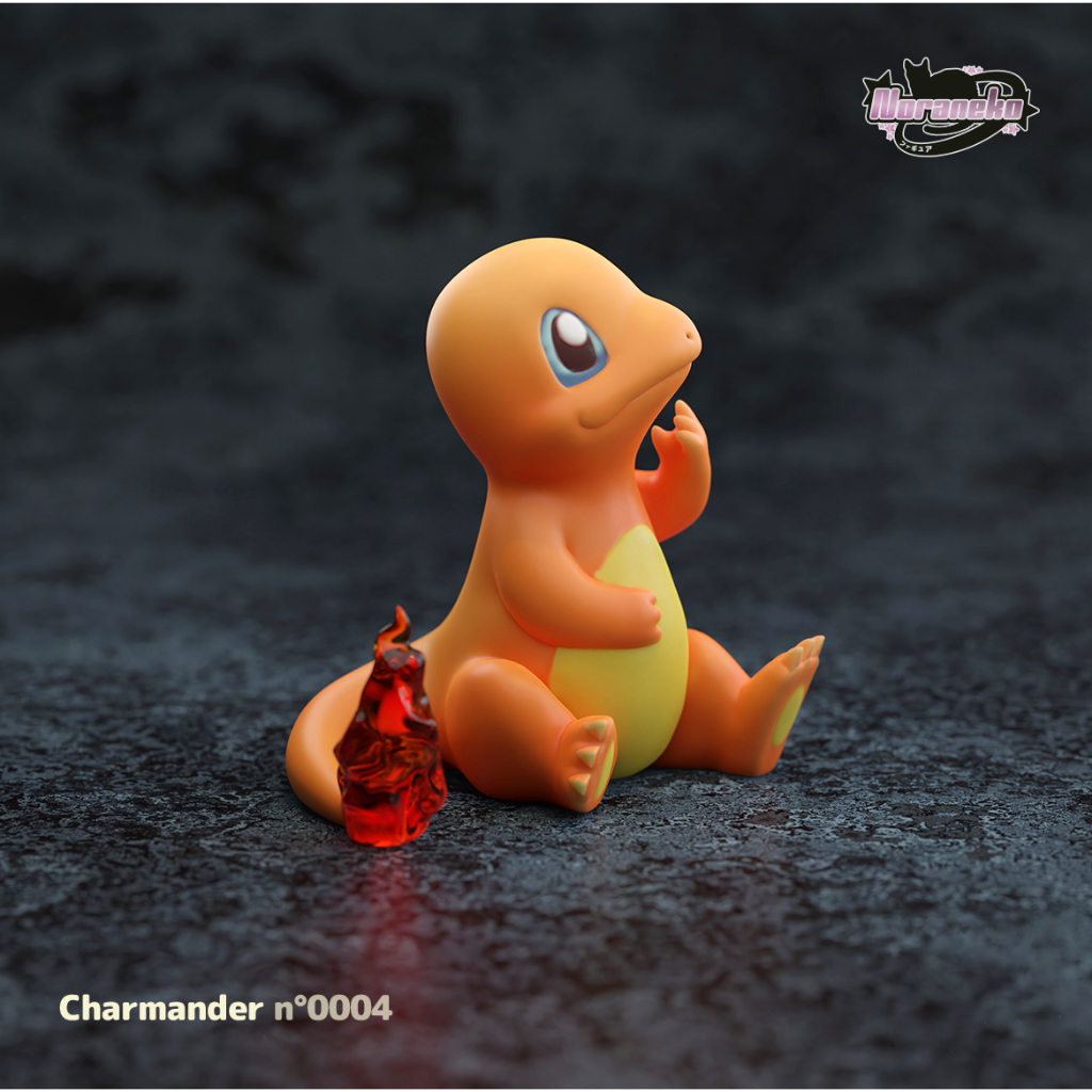 Miniatura 3D Pokémon Charmander 1ª Gen | Pokémon Action Figure ...