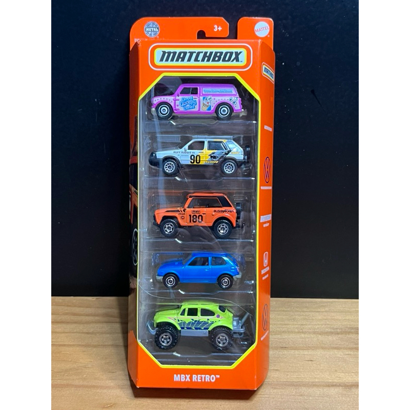 KIT PACK MATCHBOX MBX RETRO COM 5 CARROS | Shopee Brasil