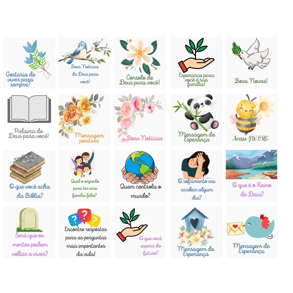 Adesivos selos para cartas JW pregação 80 unidades | Shopee Brasil