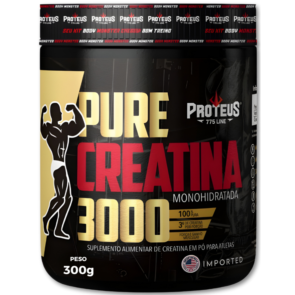 Creatina Monohidratada 300g Pura Com Laudo Shopee Brasil