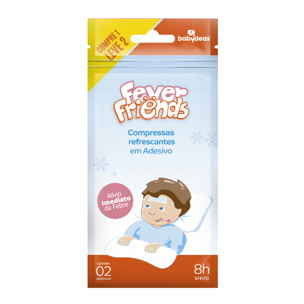 Compressa Para Bebe Infantil Refrescante Alivio Febre e Vacina ...