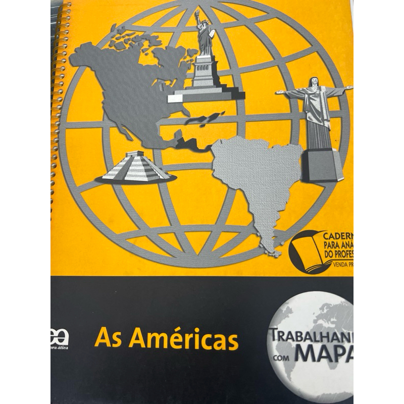 LIVRO CADERNO DE ATIVIDADES TRABALHANDO COM MAPAS ENSINO FUNDAMENTAL - PROFESSOR | Shopee Brasil