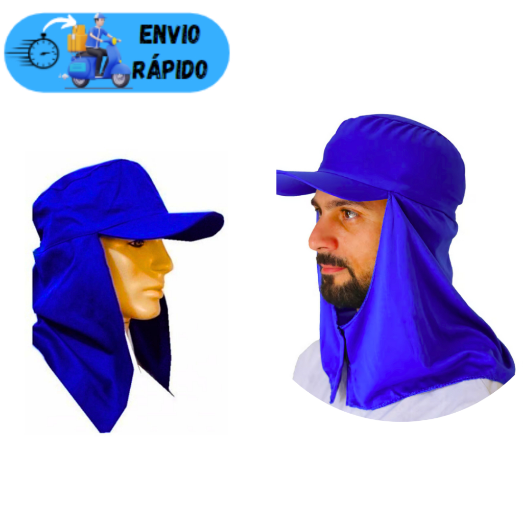 BONÉ ARABE DE BRIM AZUL PARA SOLDADOR PEDREIRO JARDINAGEM TRABALHO EPI ...