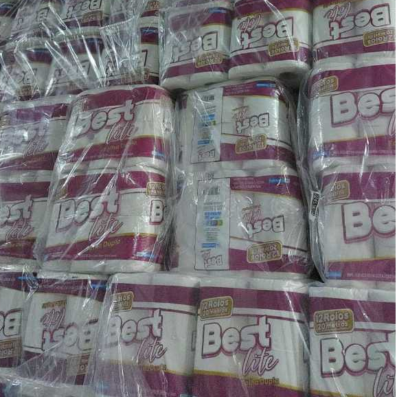 Fardo de Papel Higiênico Folha Dupla - Best Lite -( Atacado) 8 Pacotes ...
