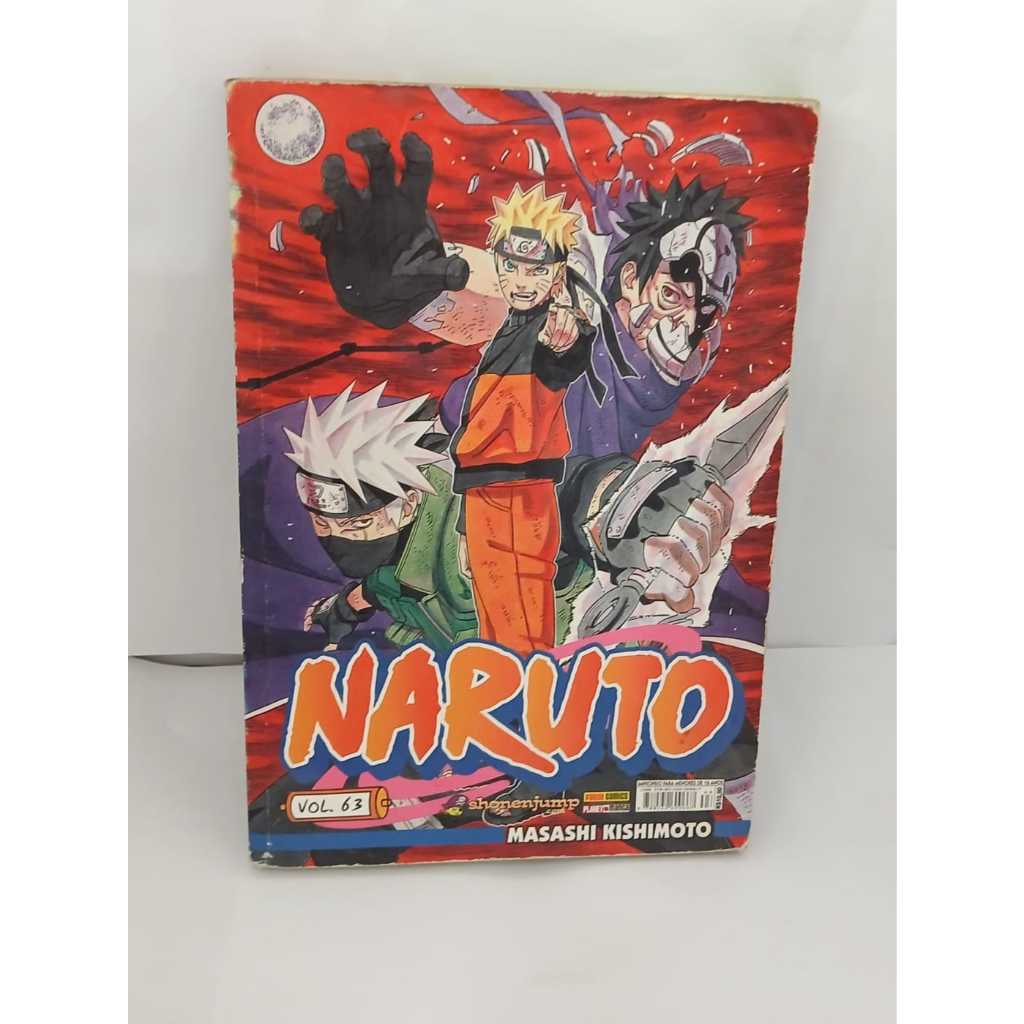 Manga do Naruto (volume 63) | Shopee Brasil