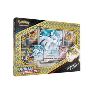 Box Pokémon Realeza Absoluta Unown Lugia Especial Tcg Copag | Shopee Brasil