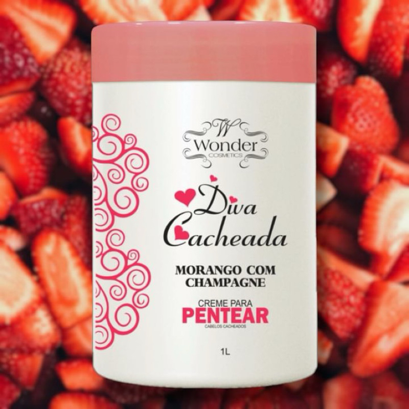 Ativador Cachos Morango c/ Champangne 1kg | Shopee Brasil