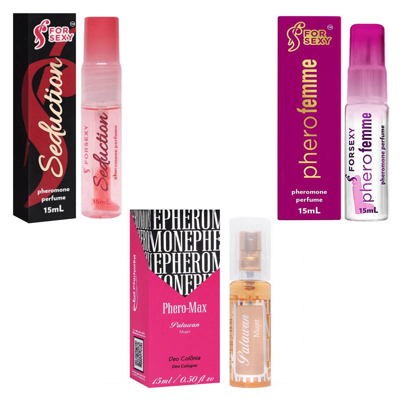 Perfume Feromônio Feminino - Seduction Phero Femme Phero Max | Shopee ...