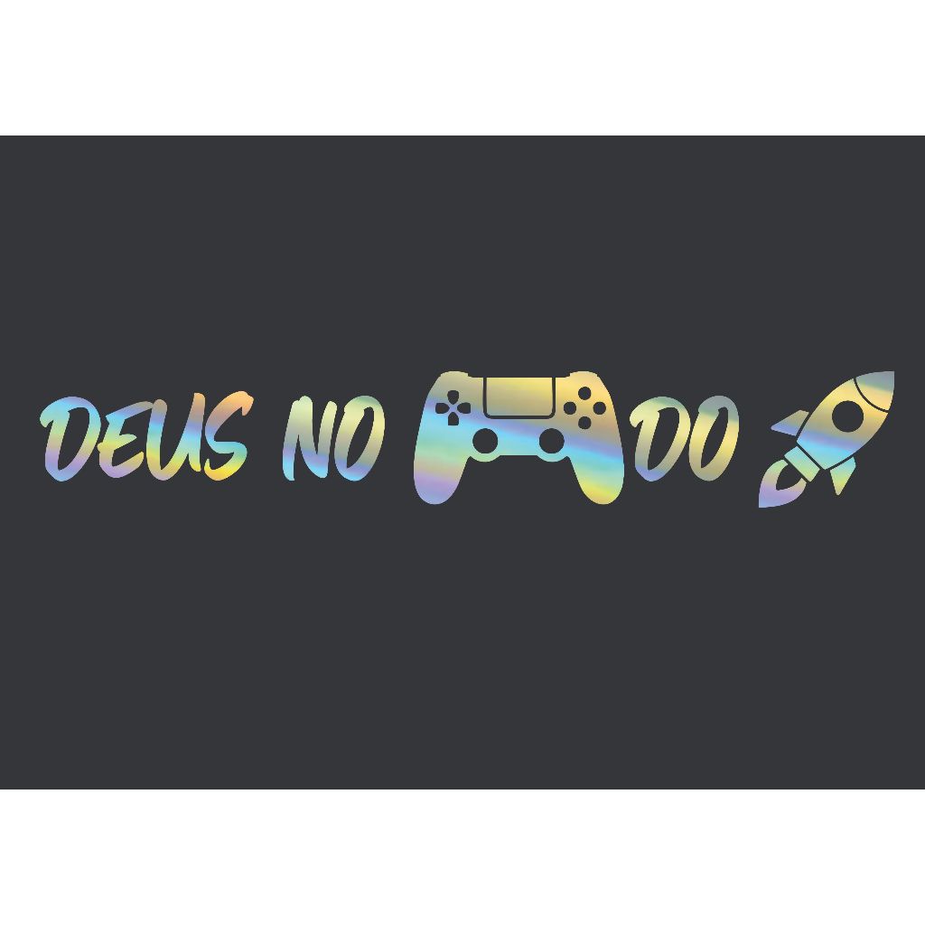 Adesivo Deus no controle do foguete | Shopee Brasil