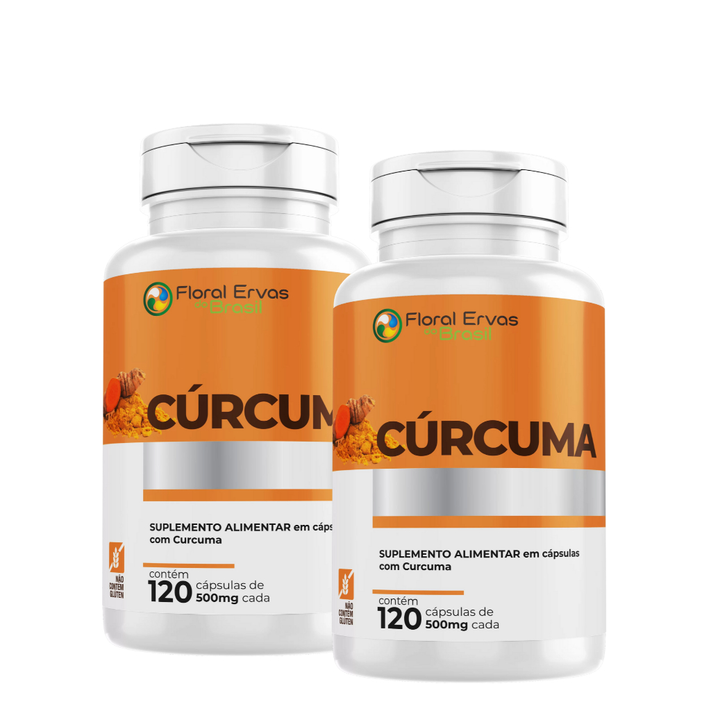 Curcuma 500mg 120 Capsulas - Curcumina Concentrada 2 Unidades | Shopee ...
