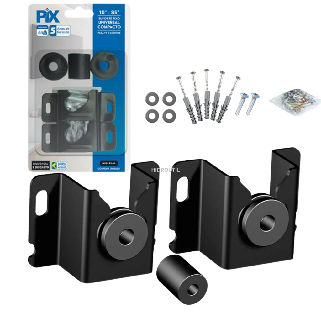 Suporte Para Tv Televisão Monitor Lcd Parede E Painel 10 A 80 Polegadas ...