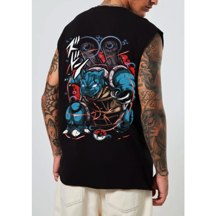 CAMISETA SAMURAI - BLASTOISE - POKEMON | Shopee Brasil