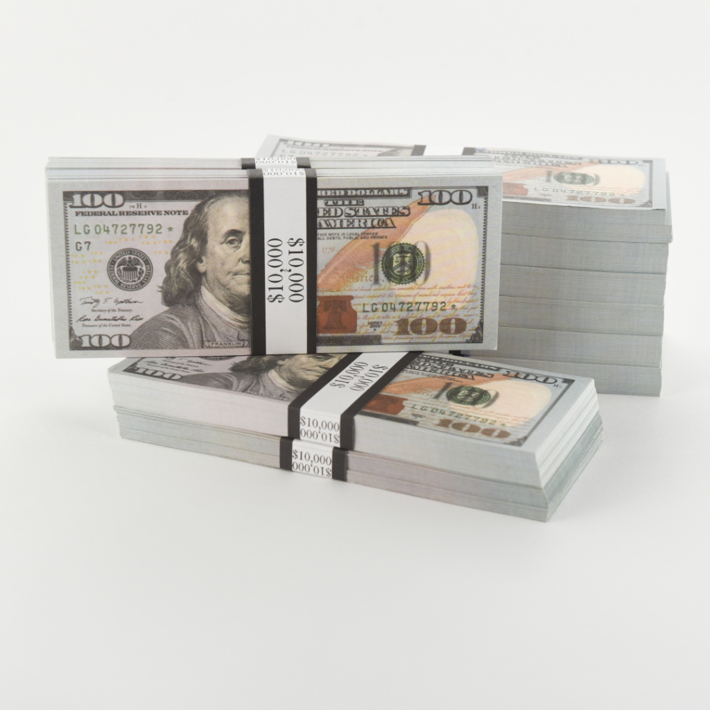 Nota Falsa Notas Fake Cem Dólar 100 Unidades Cédulas Cenográficas ...